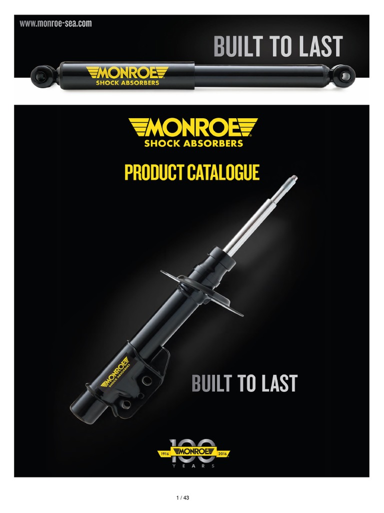 Monroe Catalogue Indonesia | PDF | Vehicles | Automotive Industry