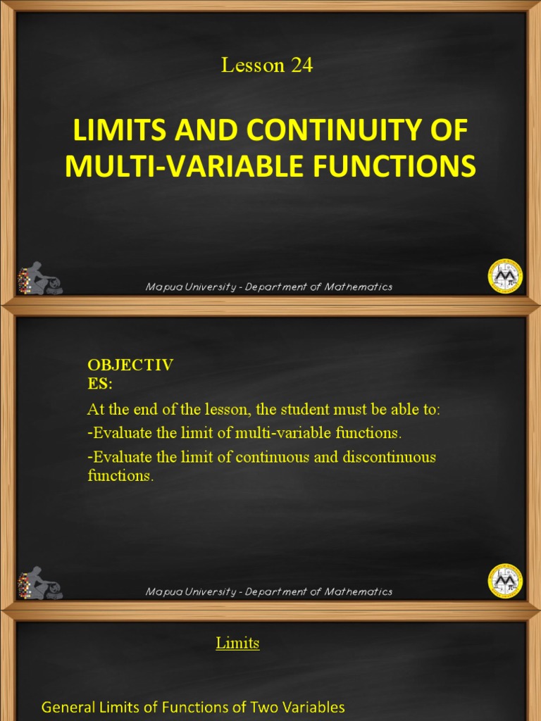 Multivariable Calculus: Limits & Continuity | PDF