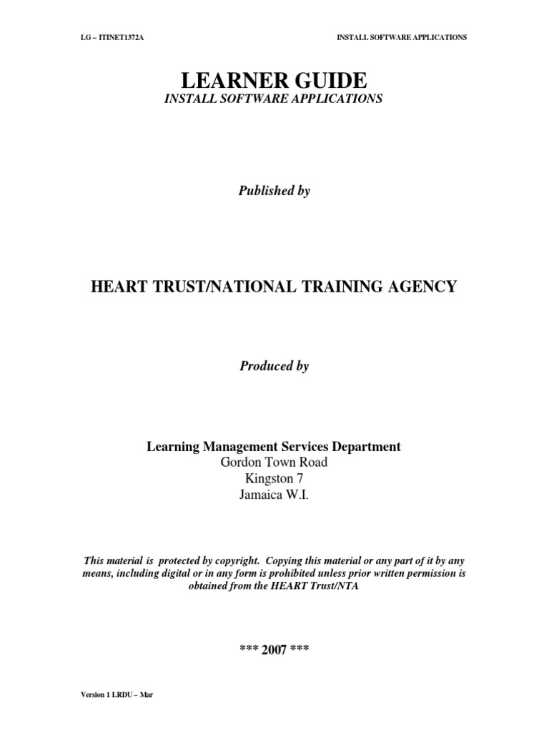 Install Software Applications PDF | PDF | Competence (Human Resources ...