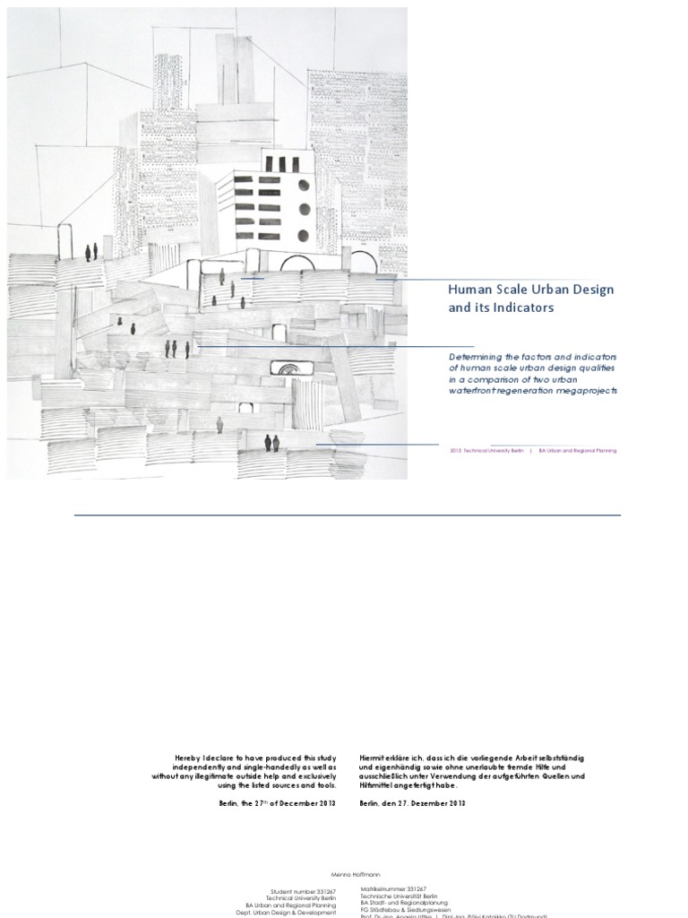 Human Scale Urban Design and Its Indicat PDF | PDF