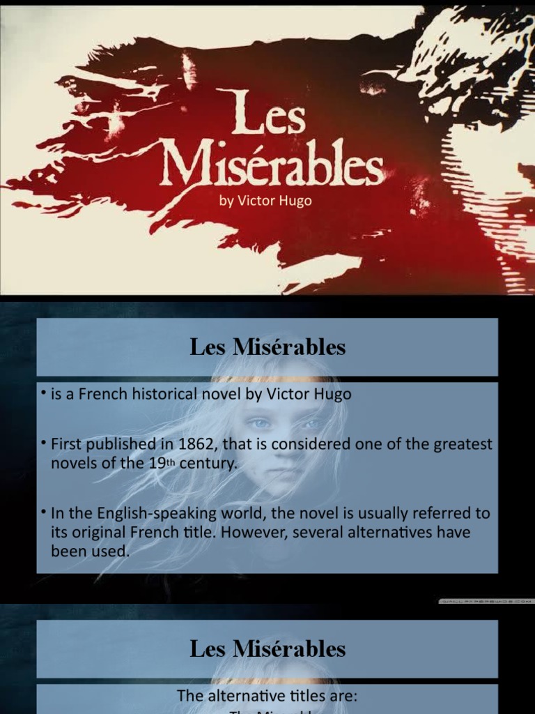 Lesson 5 Victor Hugos Les Mis | PDF | Les Misérables | Cosette