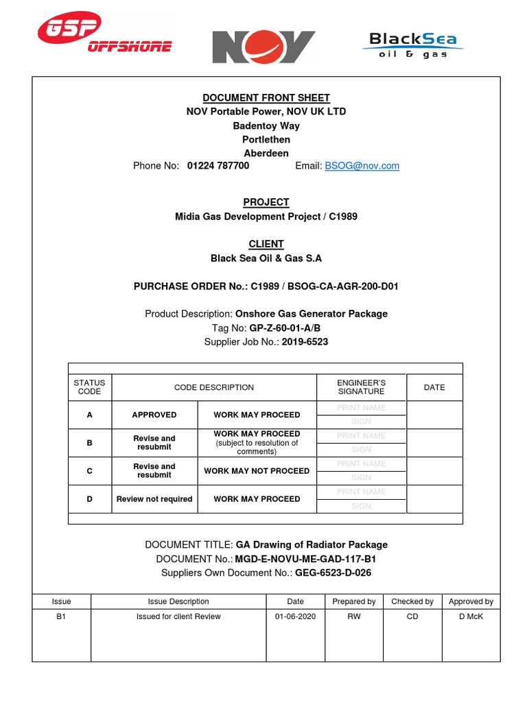 Drawing of Radiator Package | PDF | Building Engineering | Mechanical ...