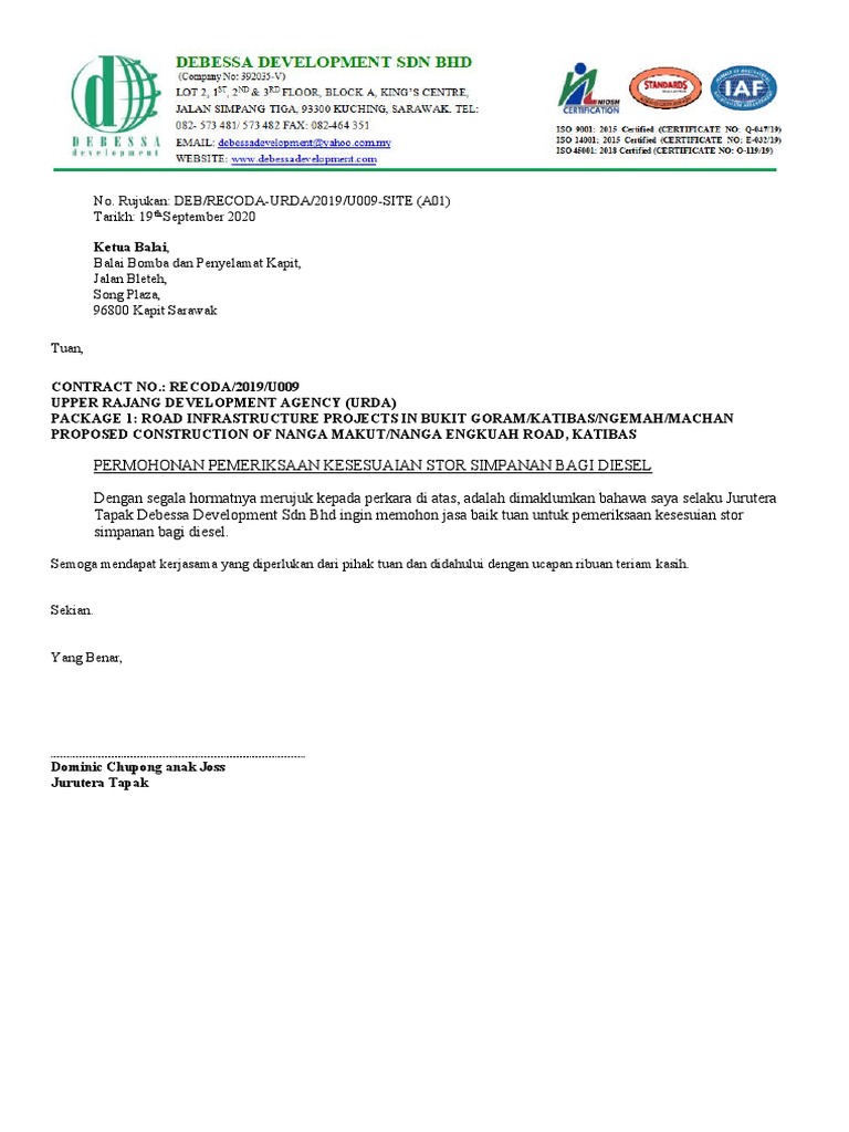 Surat Permohonan | PDF