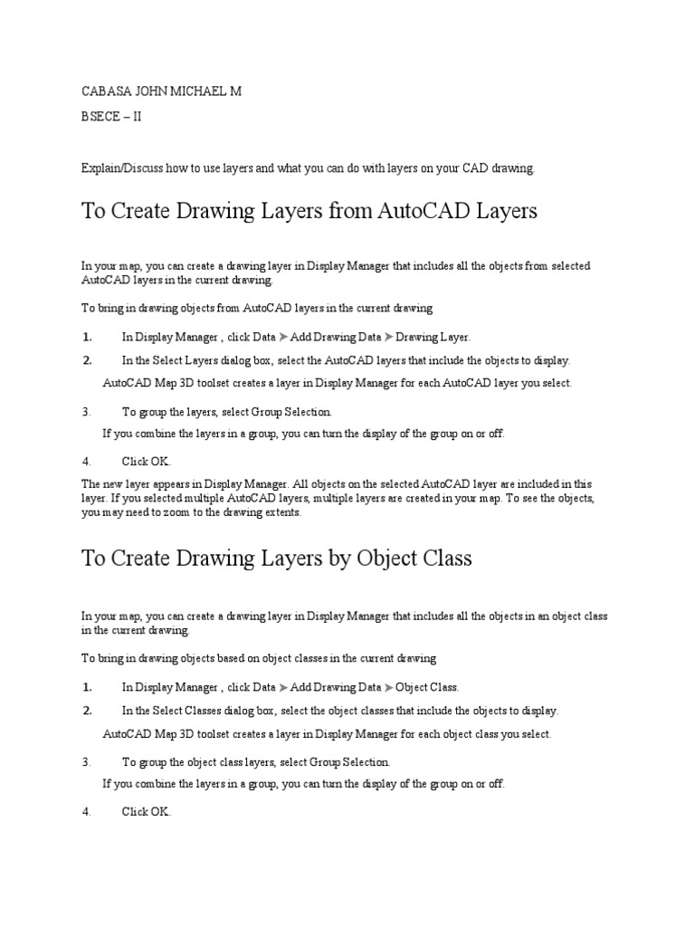 Creating and Organizing Layers in AutoCAD for Effective CAD Drawing ...