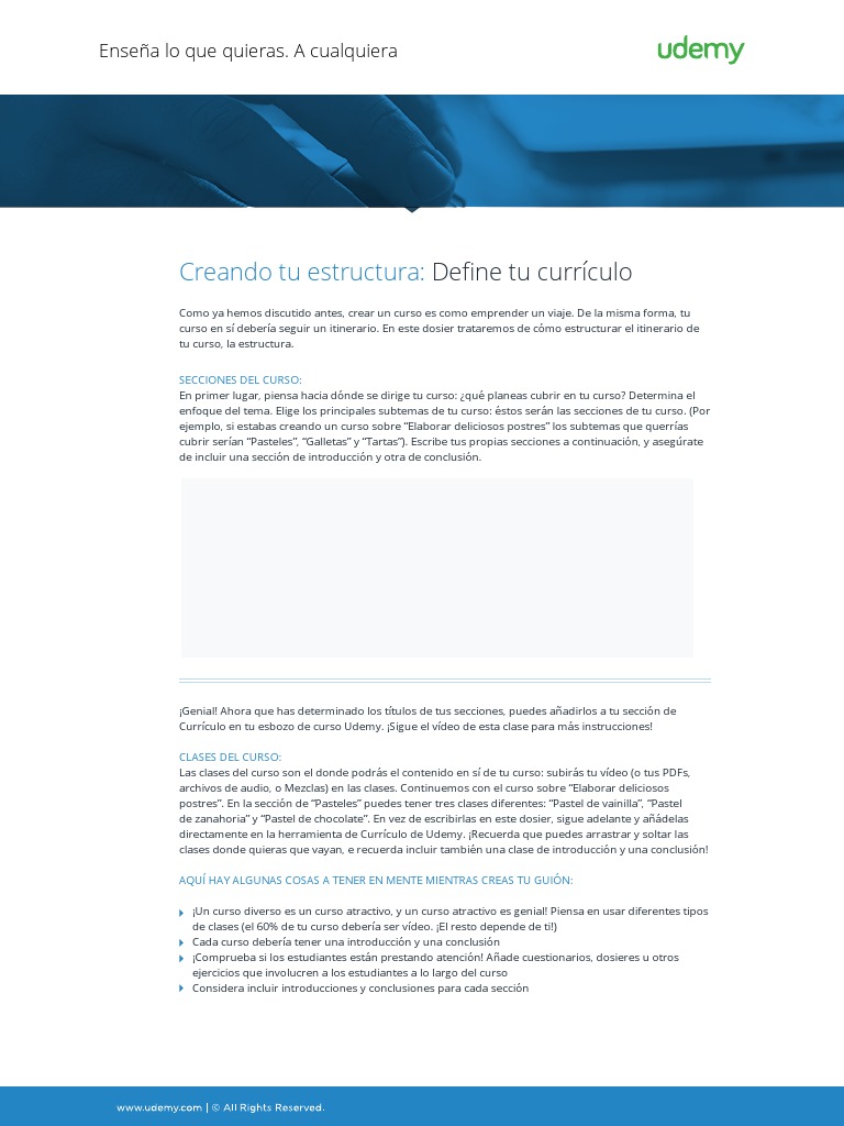 Estructura de un Curso Online Efectivo | PDF