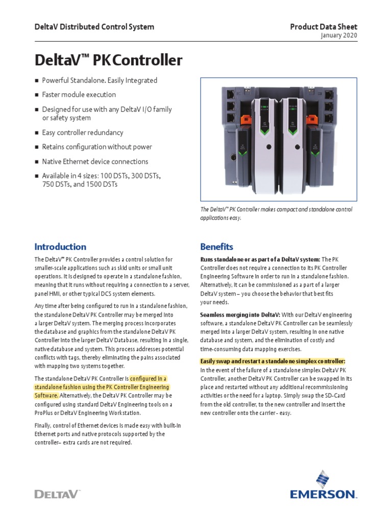 PK1500 - Product-Data-Sheet-Deltav-Pk-Controller-Deltav-En-3583460 ...