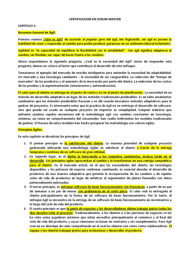 Scrum Master - Scrum Study | PDF | Desarrollo guiado por pruebas ...