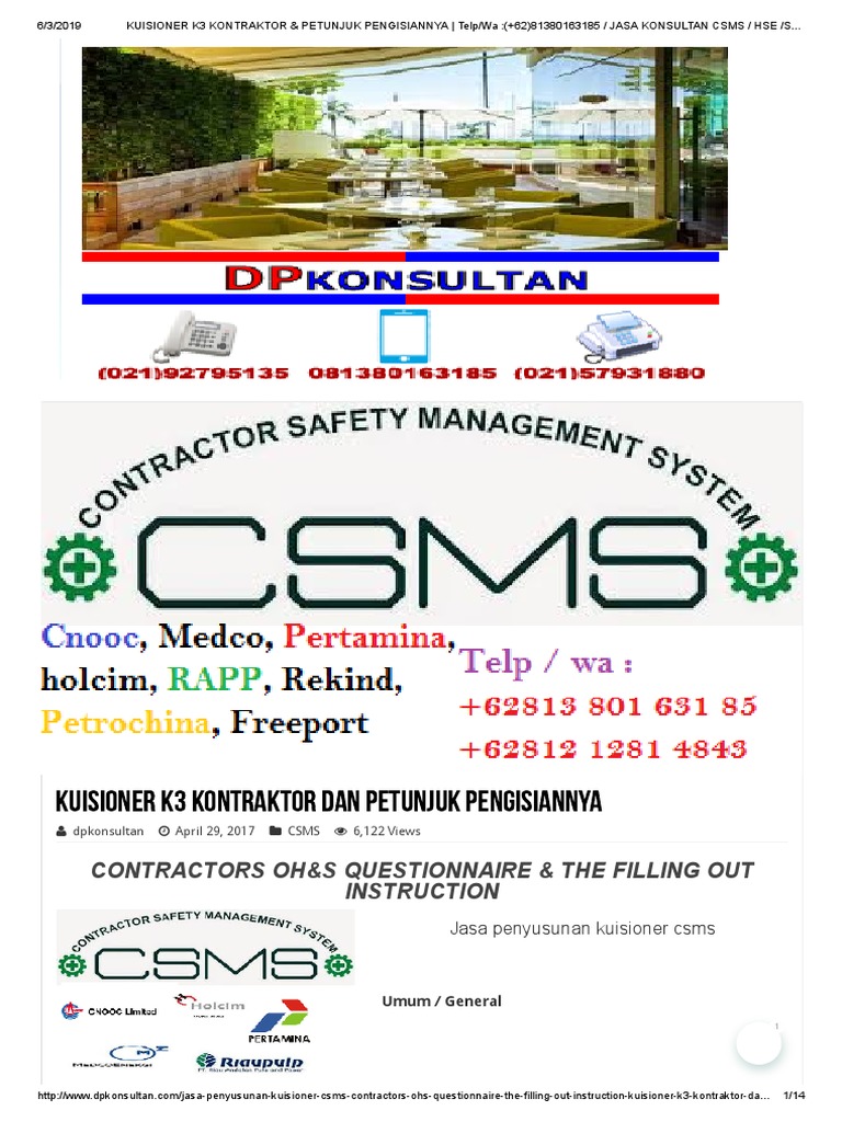 Kuesioner CSMS | PDF | Komputer