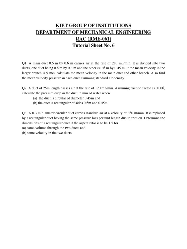 RAC Tutorial Sheet 6 | PDF