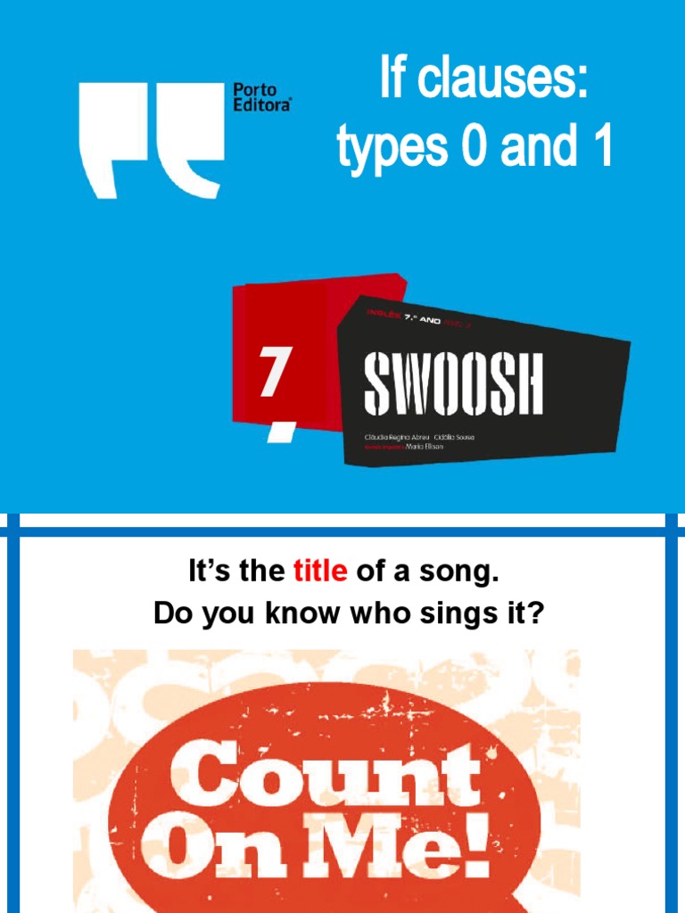 Swoosh 7 Ano If Clauses Powerpoint | Download Free PDF | Freezing ...