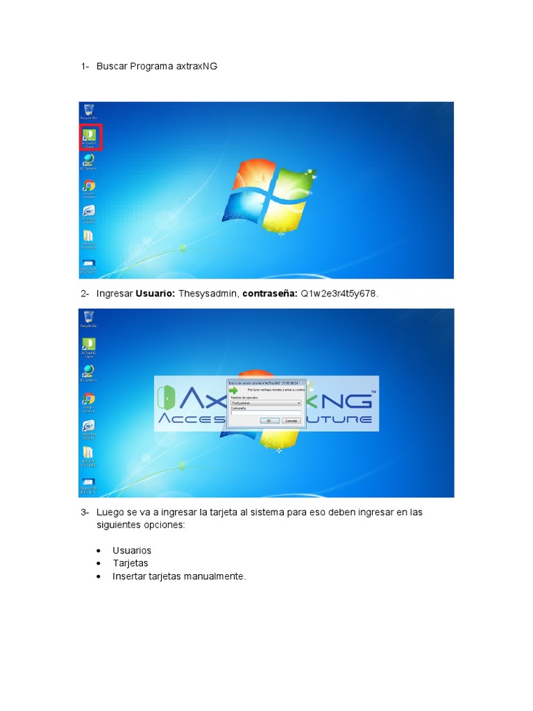 Manual de Uso de AxtraxNG | PDF | Informática | Tecnología