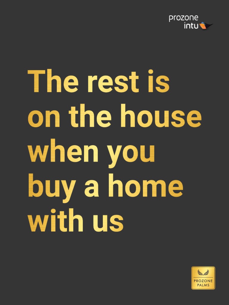 Prozone Palms Brochure and Plans PDF | PDF | Business