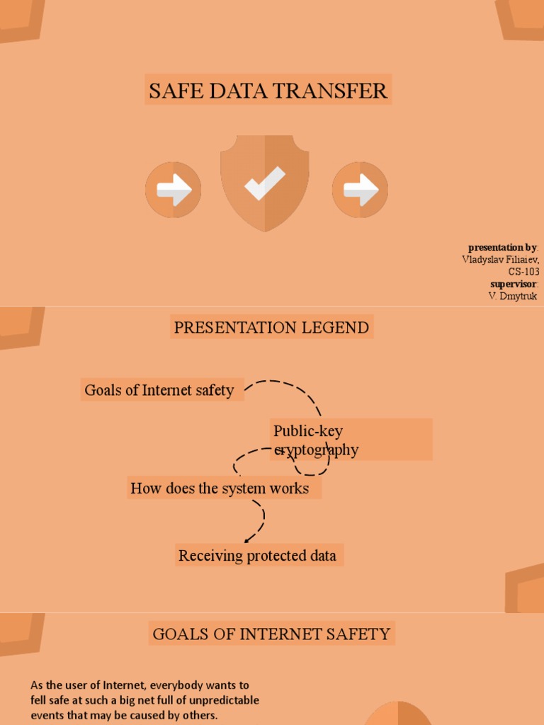 Safe Data Transfer | PDF | Public Key Cryptography | Encryption