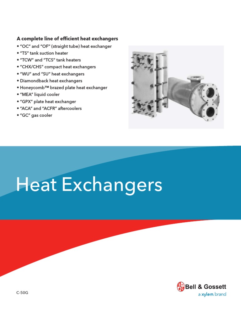 A Complete Line of Efficient Heat Exchangers | PDF | Heat Exchanger ...