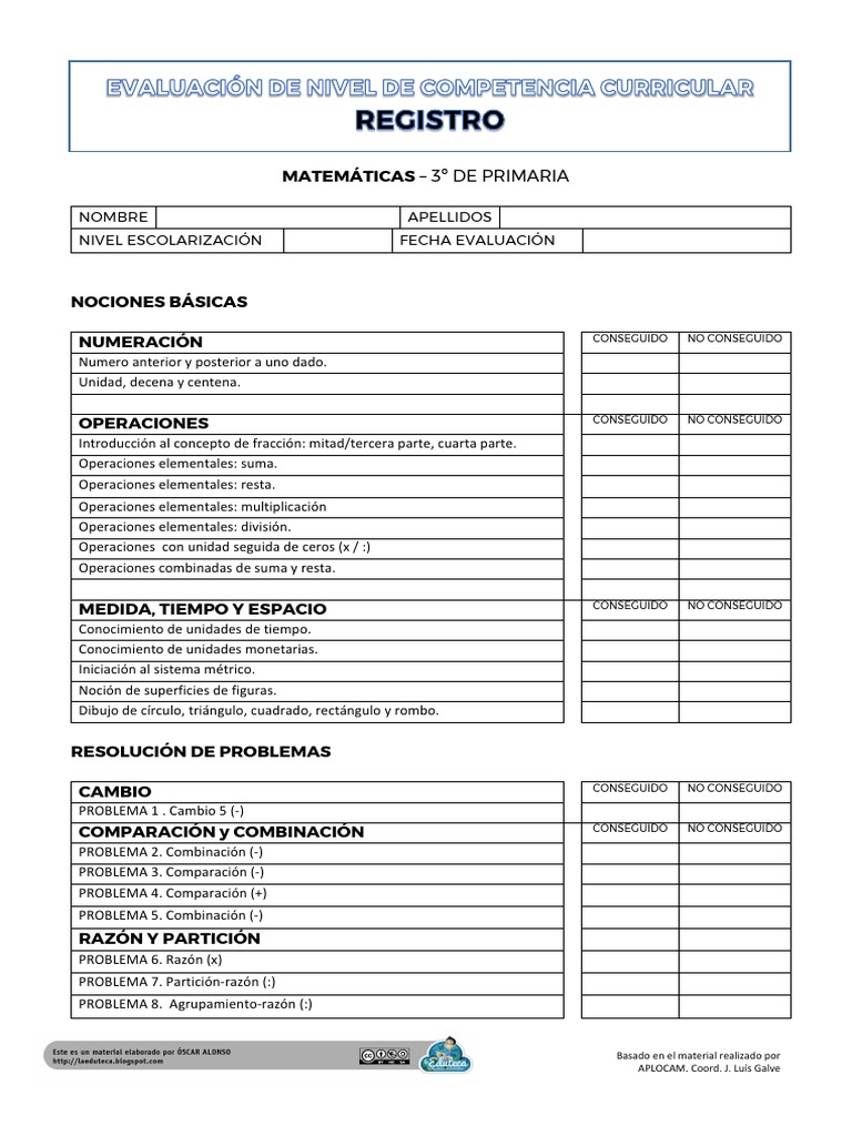 Matemáticas - 3º de Primaria | PDF | Sustracción | Enseñanza de matemática
