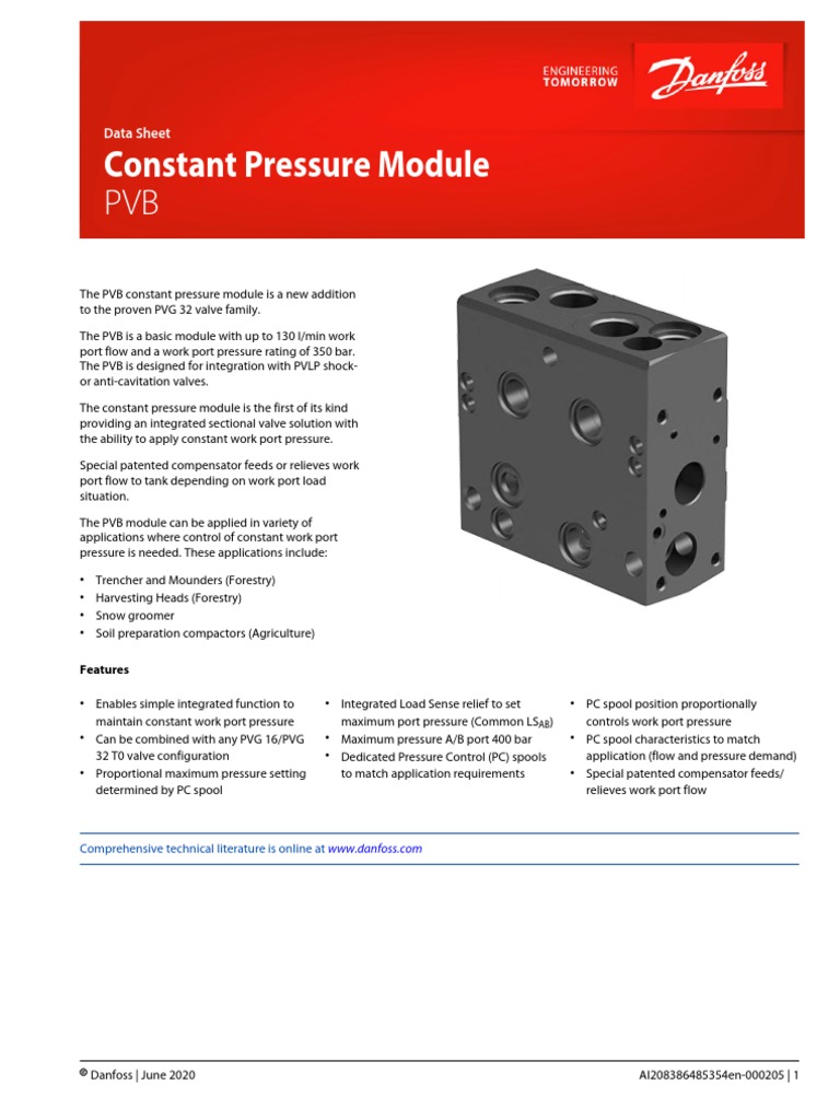 Constant Pressure Module PVB | PDF | Valve | Nature