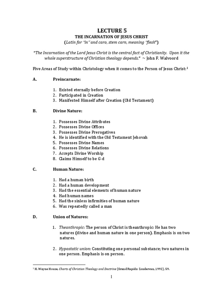 Lecture 5 Christianity Person of Jesus Christ | PDF | Council Of ...