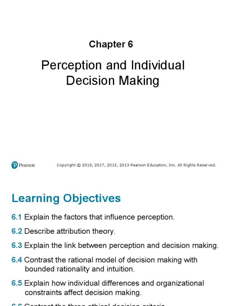 Chapter 6 | PDF | Bias | Decision Making