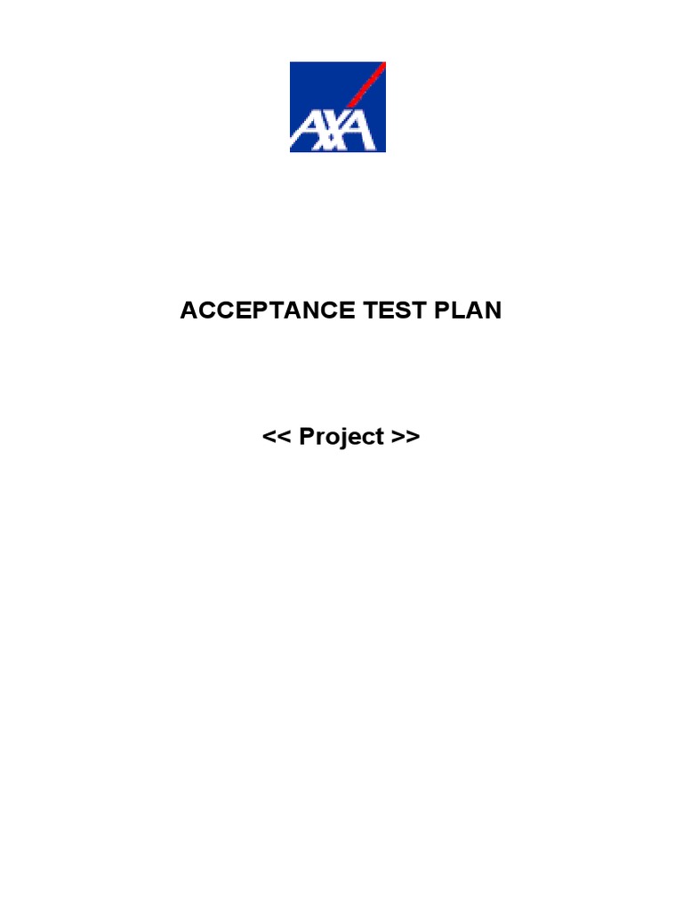 Acceptance Test Plan | PDF | Information Age | Software Development
