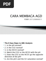 6 Easy Steps To ABG Analysis | PDF | Metabolism | Physiology
