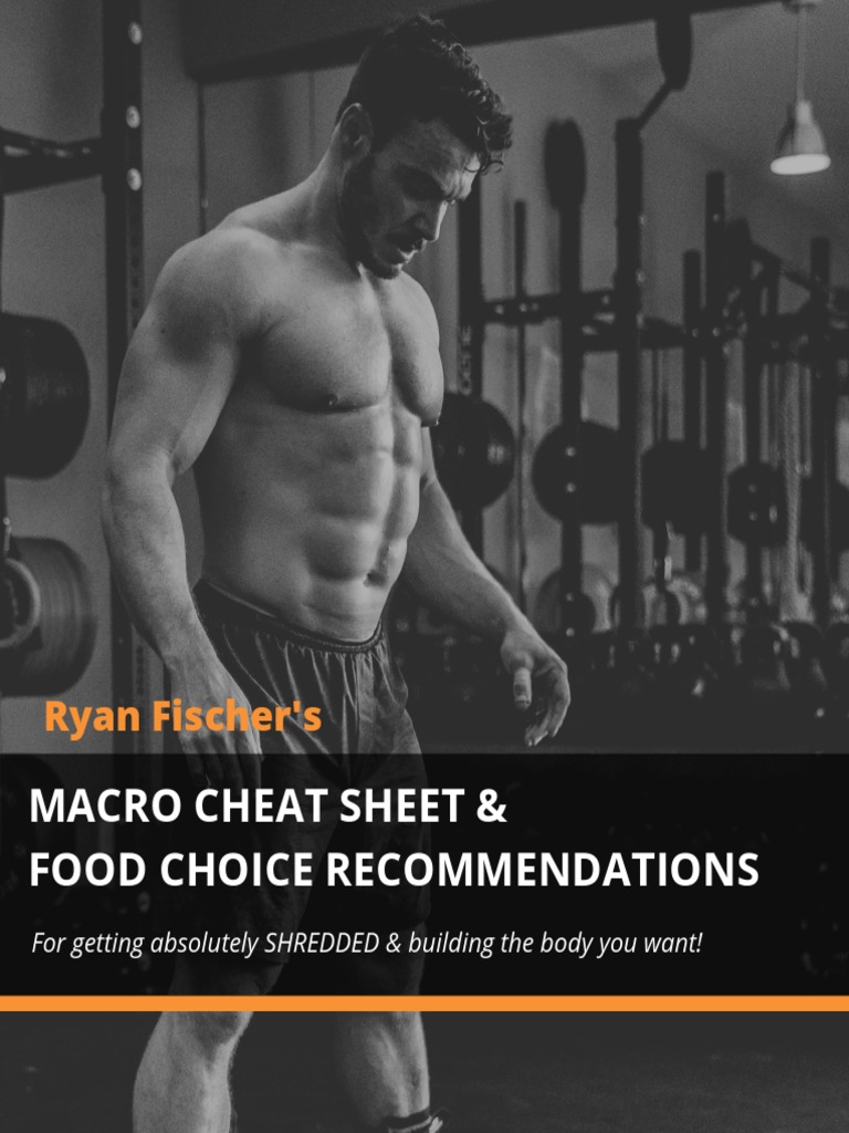 Macro Cheat Sheet - Recommended Food List-3 3 PDF | PDF | Lifestyle