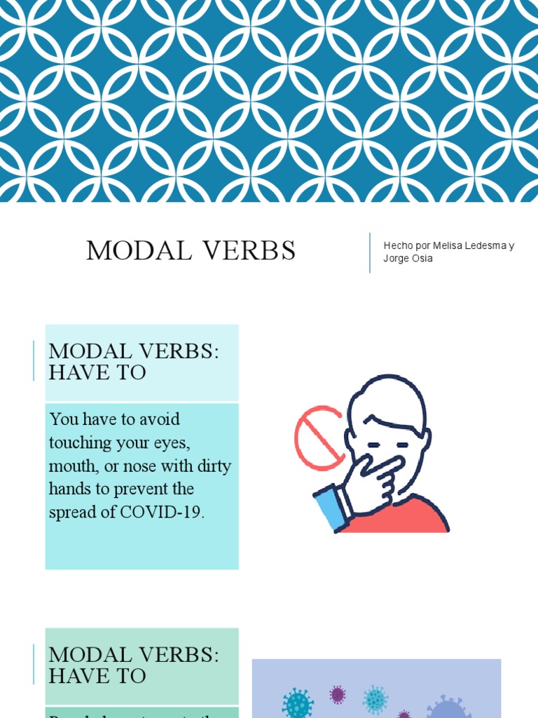 Modal Verbs: Hecho Por Melisa Ledesma y Jorge Osia | PDF