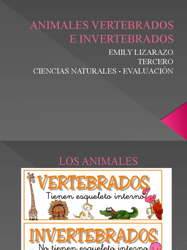 Exposicion Animales Vertebrados e Invertebrados | PDF