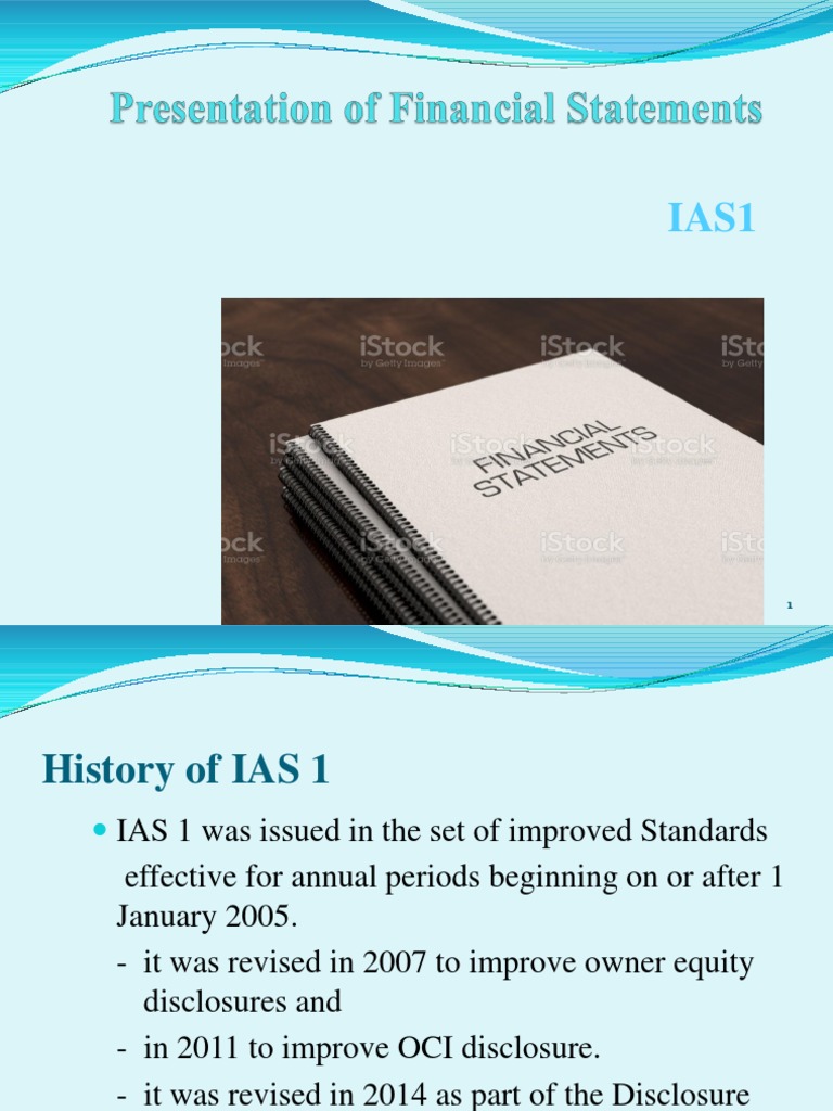 Ias 1 PDF | PDF | Going Concern | International Financial Reporting ...
