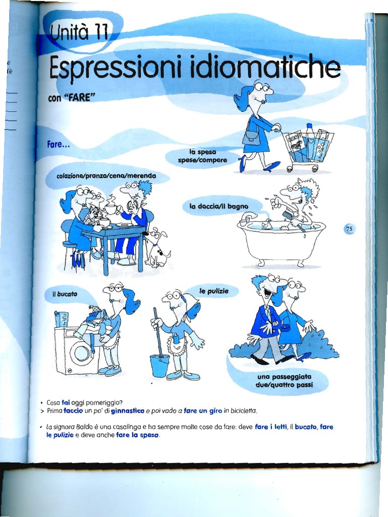 Espressioni Verbo Fare | PDF