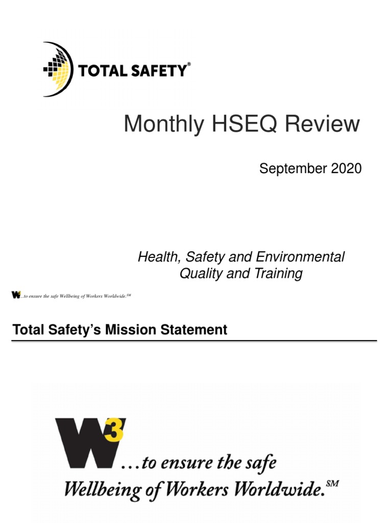 HSE Review September 2020 | PDF | Emergency Management | Forklift