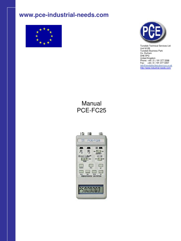 Manual Pce fc25 | PDF