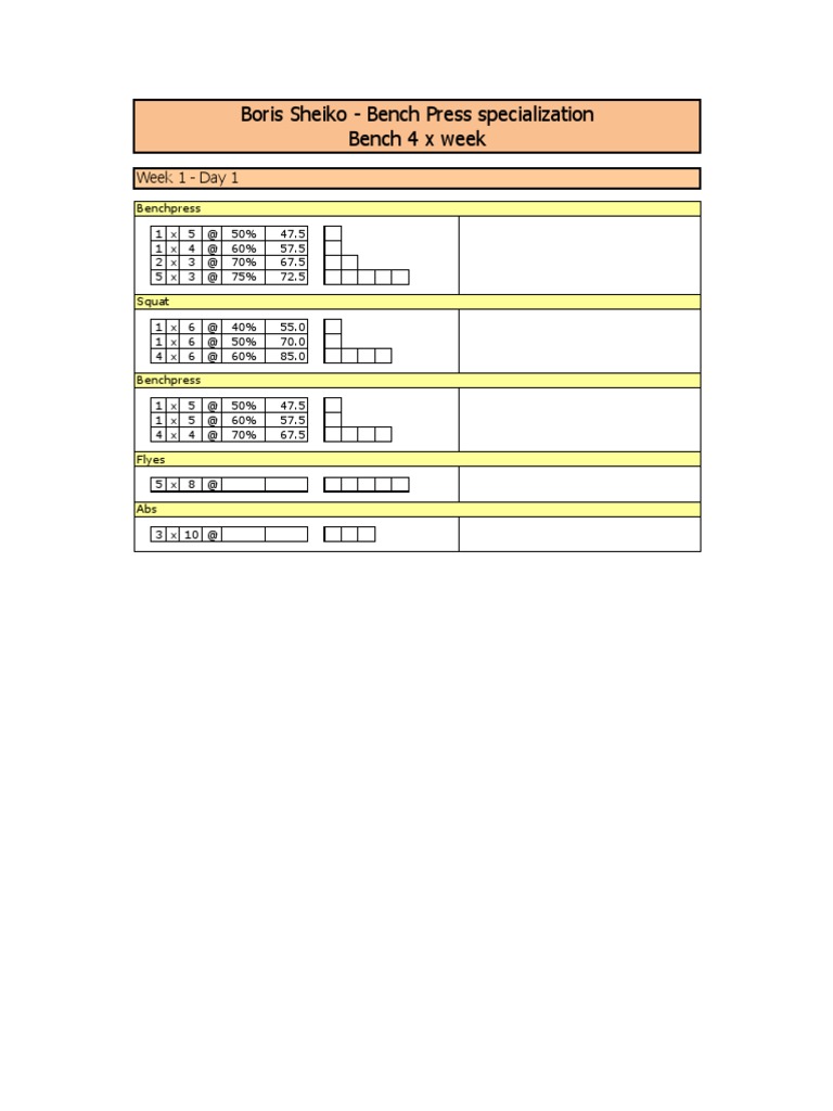 Sheiko All Programs | Download Free PDF | Athletic Sports | Sports