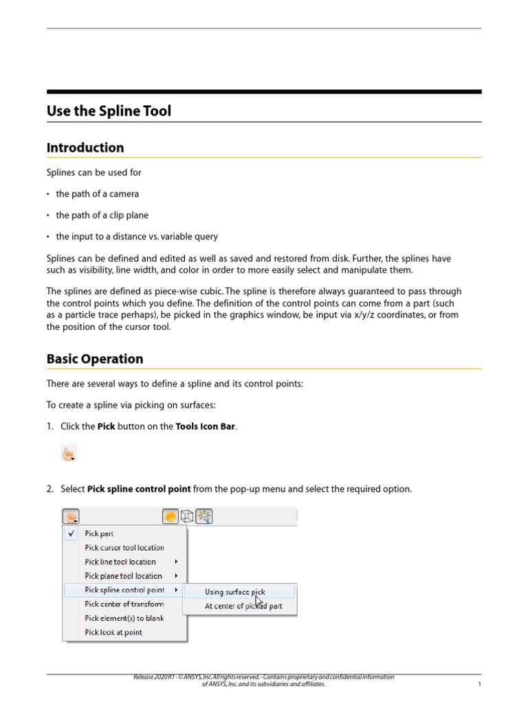 Use The Spline Tool | PDF | Button (Computing) | Icon (Computing)