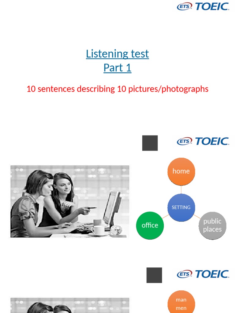 A. Listening Part 1 Pictures | PDF