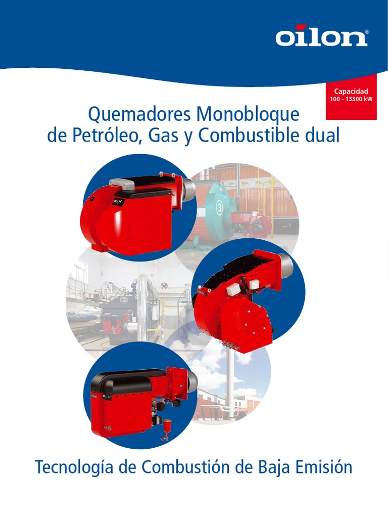 Oilon Monoblock Burners For Liquid and Gaseous Fuels ES PDF | PDF ...