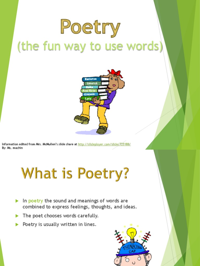 Poetry Introduction | PDF | Rhyme | Poetry