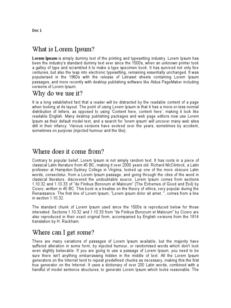What Is Lorem Ipsum?: Lorem Ipsum Is Simply Dummy Text of The Printing ...
