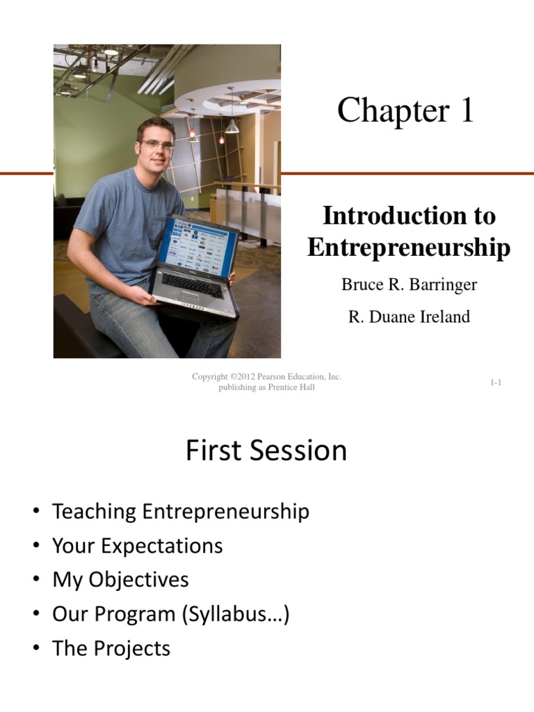 Introduction To Entrepreneurship: Bruce R. Barringer R. Duane Ireland ...