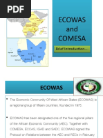 COMESA Objectives and Achievements | PDF | Infrastructure | Regional ...