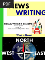News Writing 101 | PDF | News | Journalism