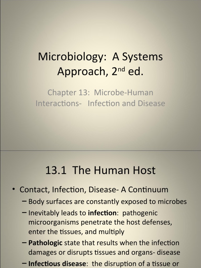 Microbiology: A Systems Approach, 2 Ed.: Chapter 13: Microbe-Human ...