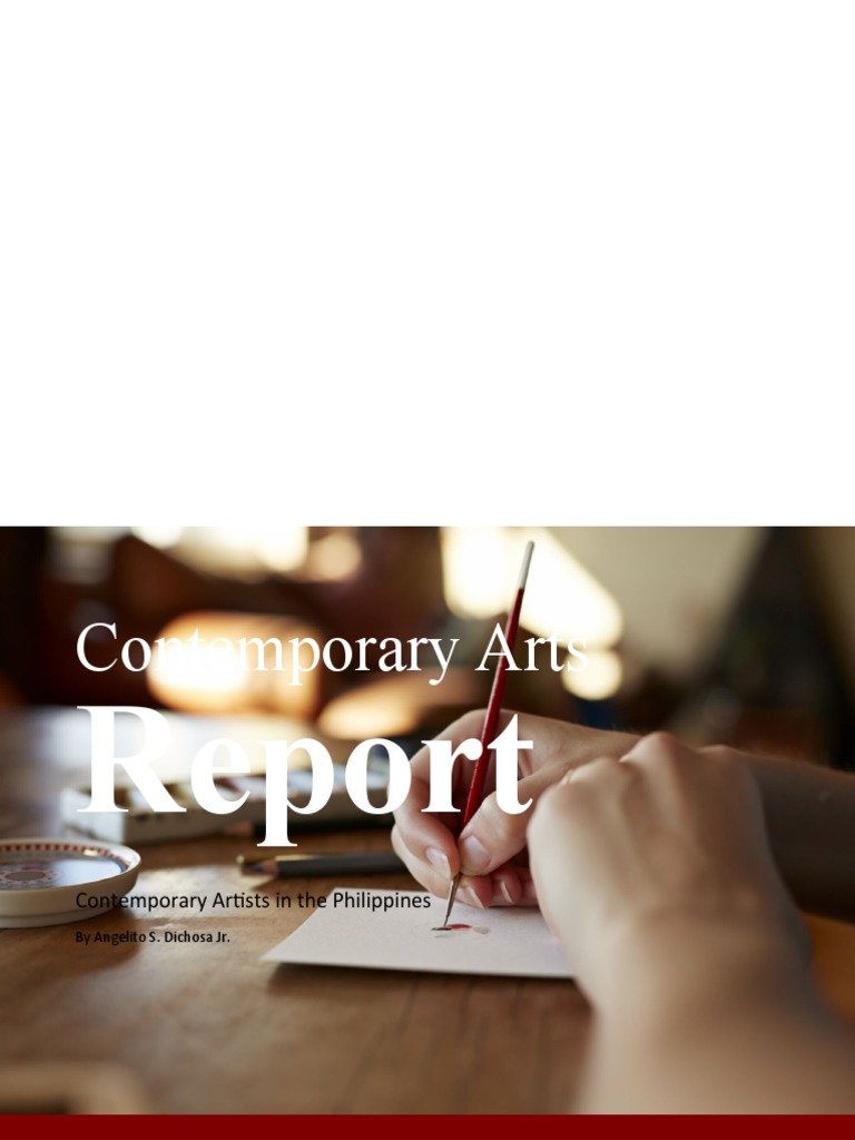 Contemporary Artists in the Philippines | PDF | Entertainment (General ...