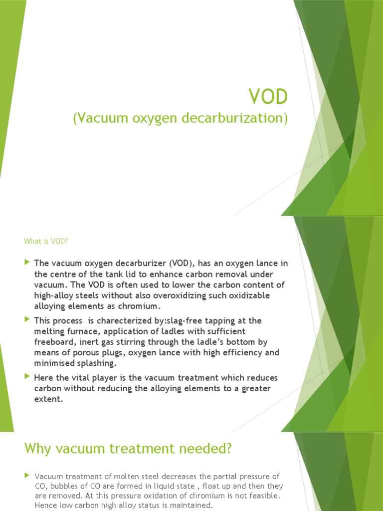 Vacuum Oxygen Decarburization | PDF | Alloy | Steel
