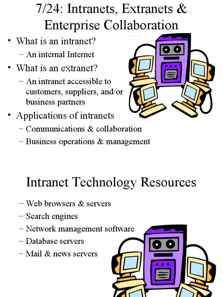 What Is An Intranet? - What Is An Extranet? | PDF | Information ...
