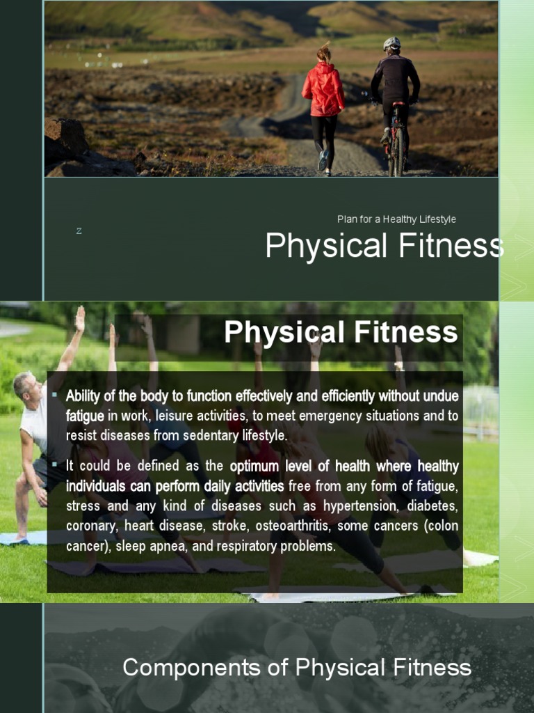 Physical Fitness: Plan For A Healthy Lifestyle | PDF | Physical Fitness ...