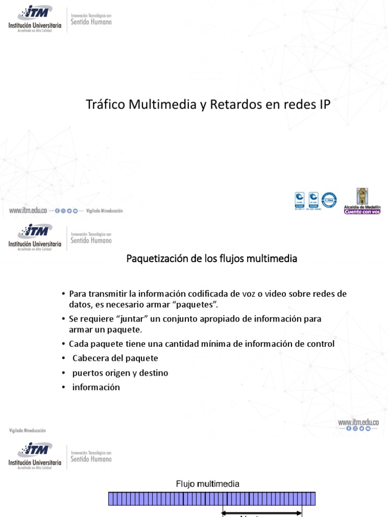 Tráfico Multimedia y Retardos en Redes IP | PDF | Protocolos de ...