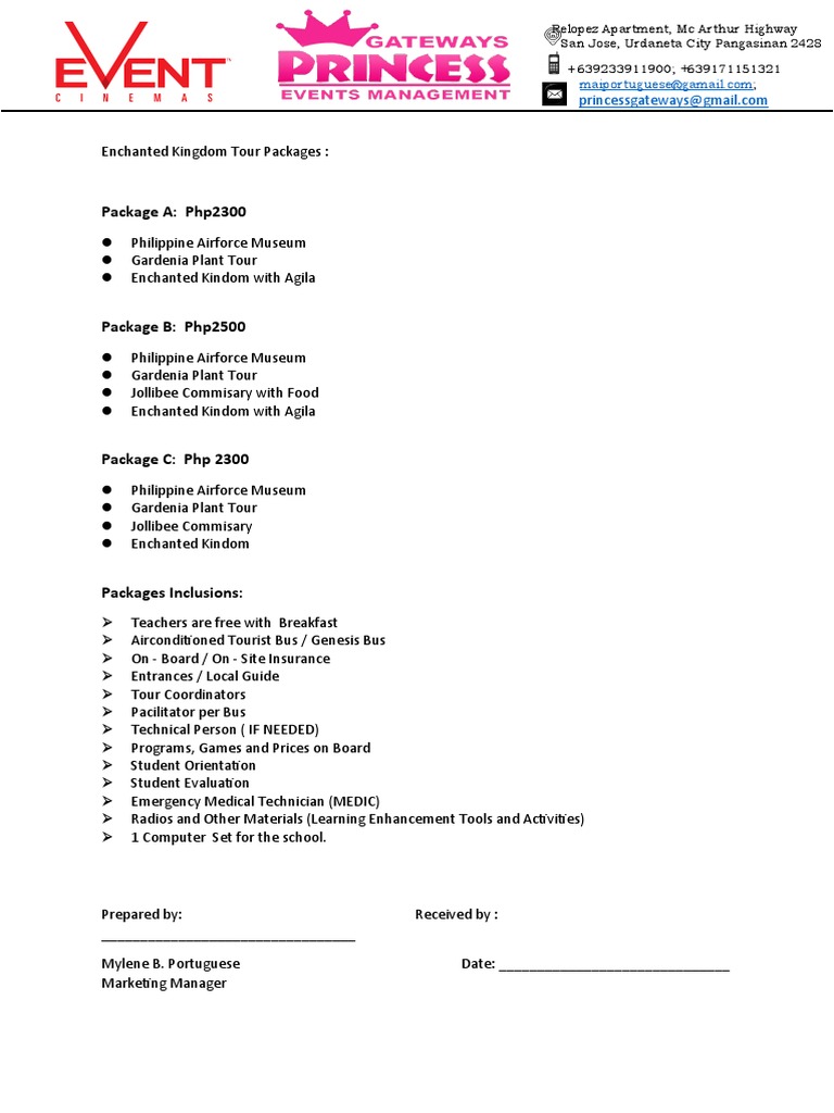 Princess Letterhead MGNT 1 | PDF