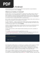 Activity Lifecycle With Example in Android | PDF | Android (Operating System) | Application Software