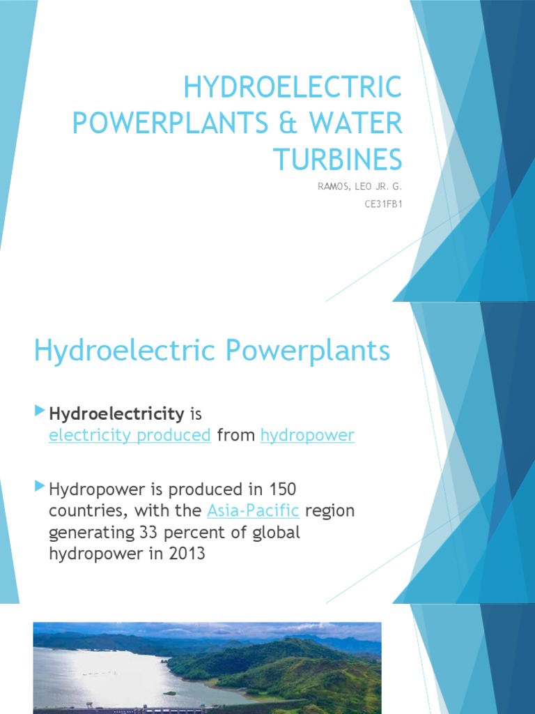 Hydroelectric Powerplants & Water Turbines | PDF
