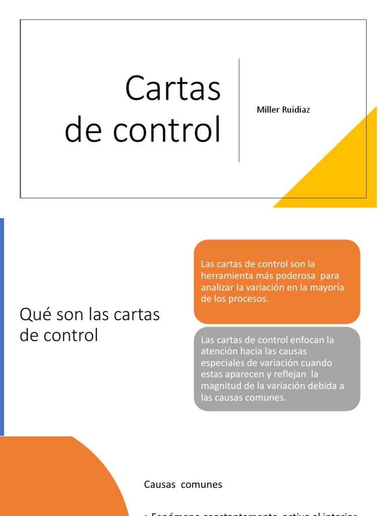Cartas de Control | PDF | Estadísticas | Science
